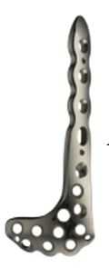 Distal Anterolateral Tibia Plate AxSOS 3 Ti For Left Tibia 14 Hole ...